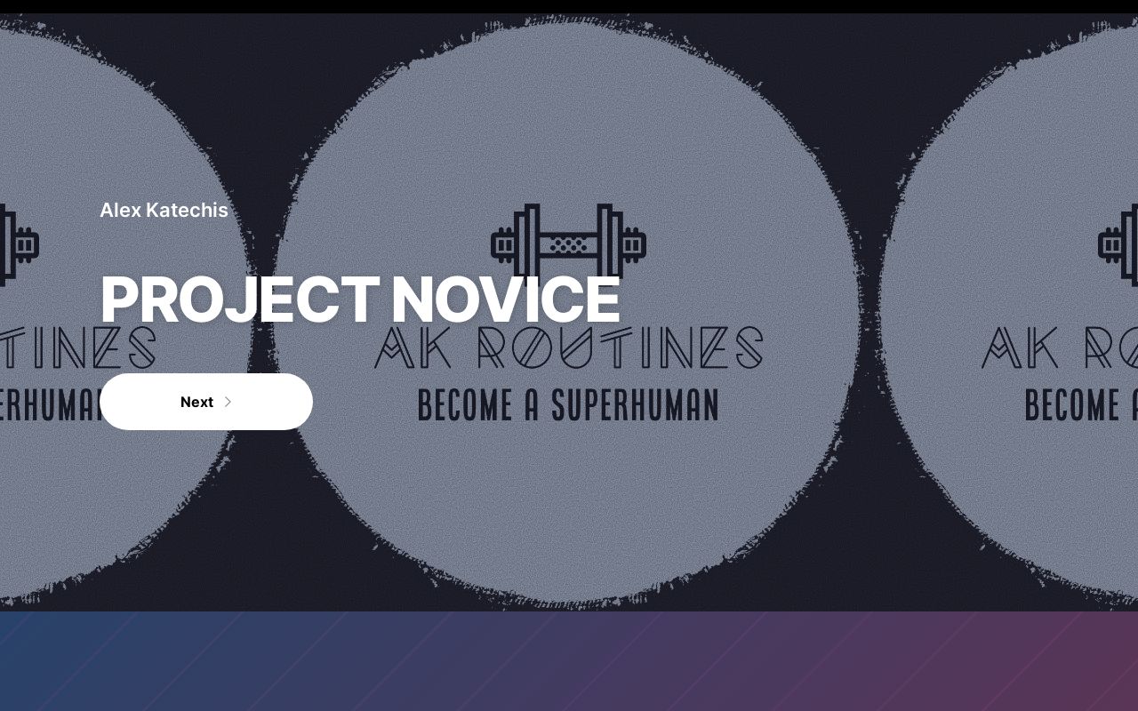 PROJECT NOVICE
